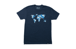 Global Graphic Tee – Blue (Unisex T-Shirt) | GoPro