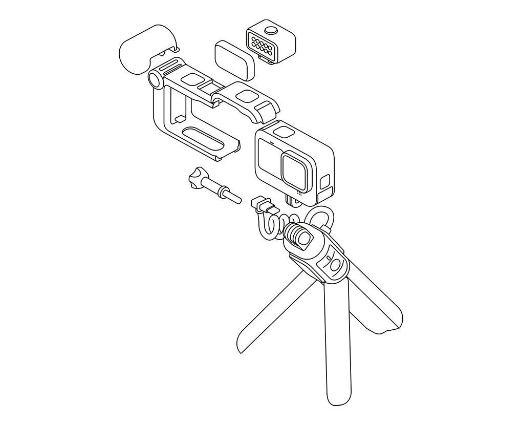 GOPRO HERO 12 CREATOR EDITION CAMERA BLACK